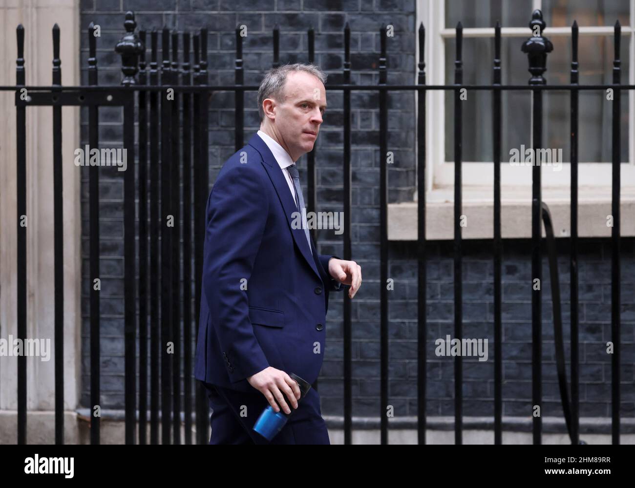 British Deputy Prime Minister And Justice Secretary Dominic Raab Walks