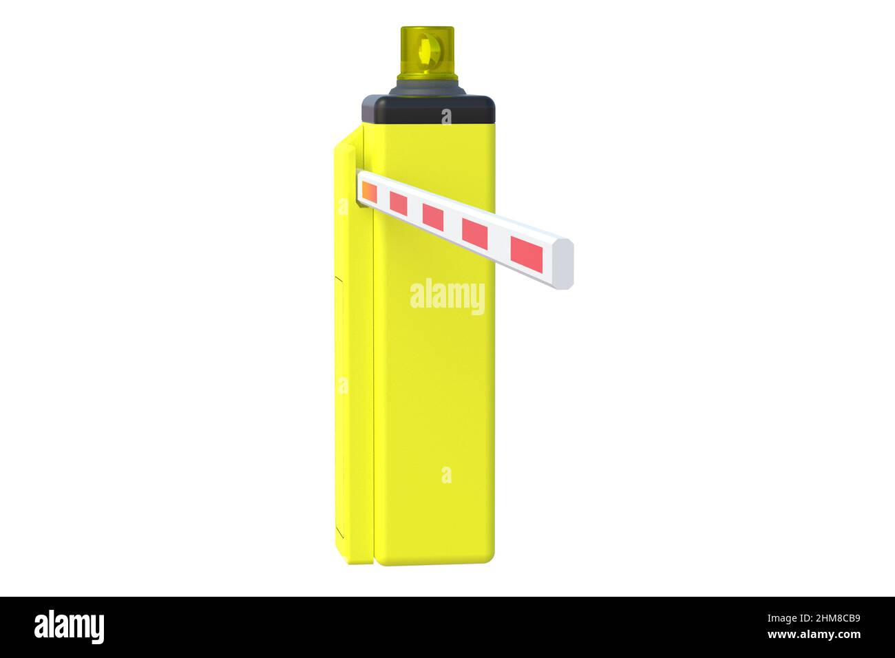 Automatic barrier isolated on white background. 3d render Stock Photo ...