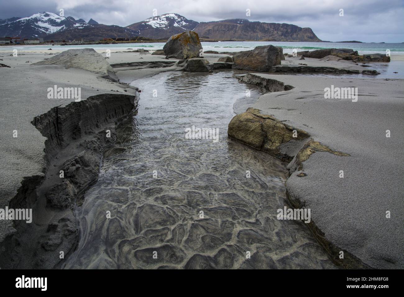 River erosion forming pattern Stock Photo - Alamy
