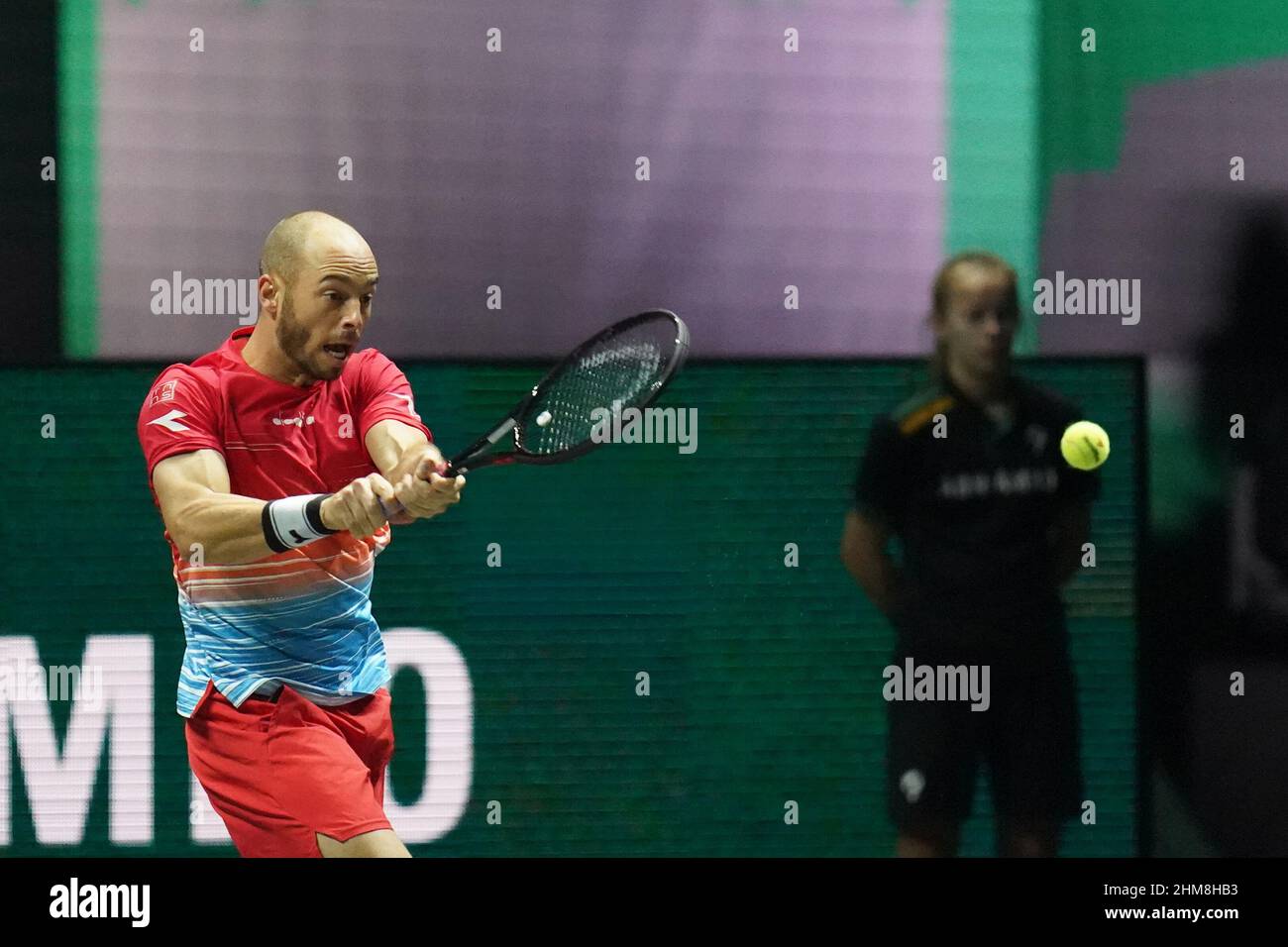 ROTTERDAM, THE NETHERLANDS - FEBRUARY 7 : Tim Puetz of Germany during ...