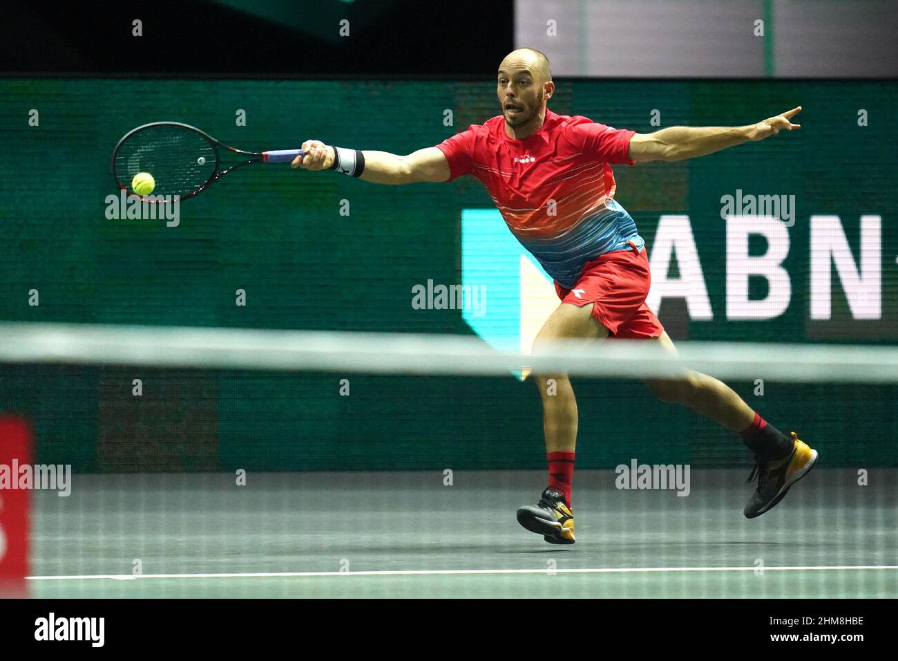 ROTTERDAM, THE NETHERLANDS - FEBRUARY 7 : Tim Puetz of Germany during ...