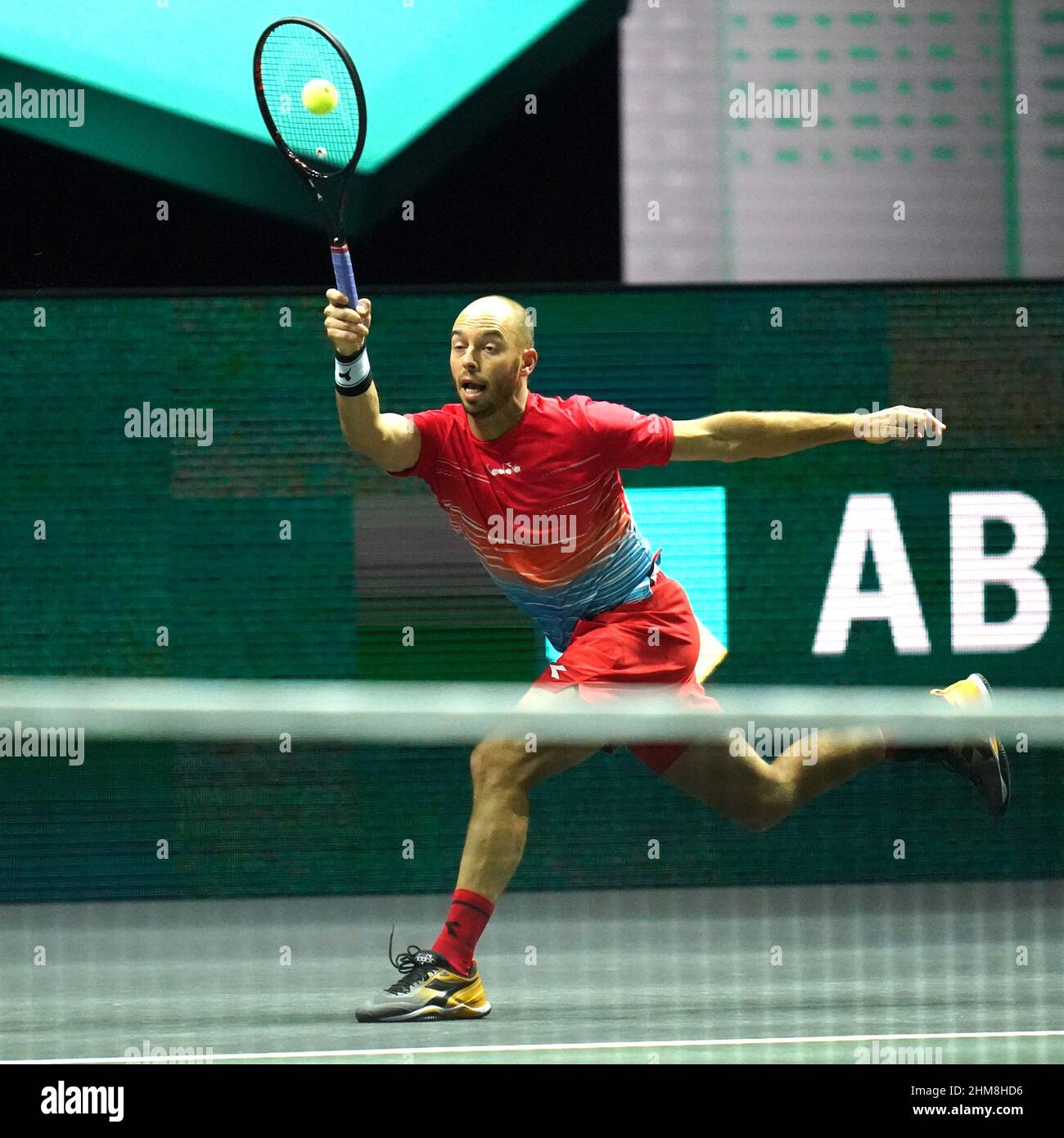 ROTTERDAM, THE NETHERLANDS - FEBRUARY 7 : Tim Puetz of Germany during ...