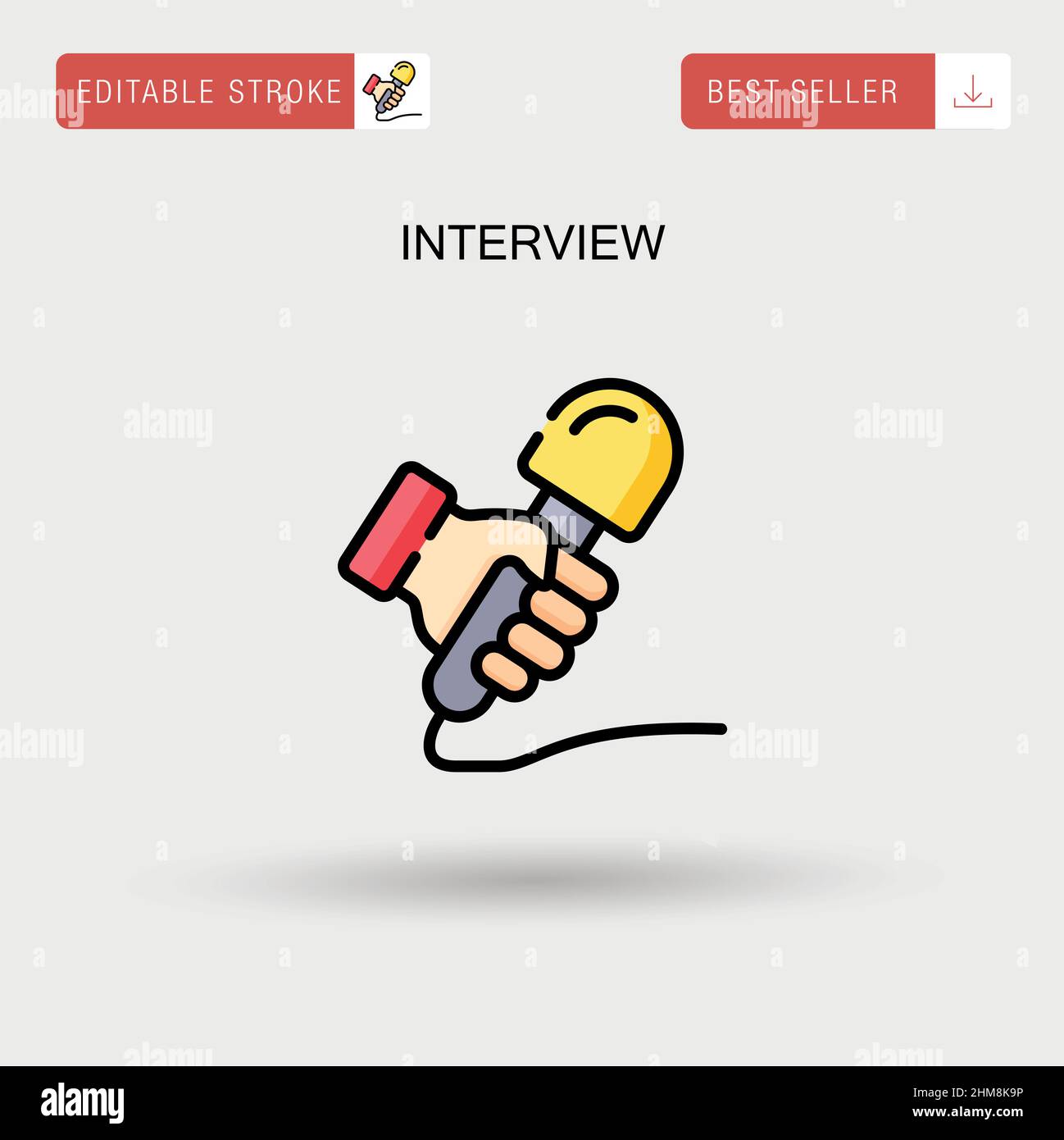 Interview cartoon Stock Vector Images - Alamy