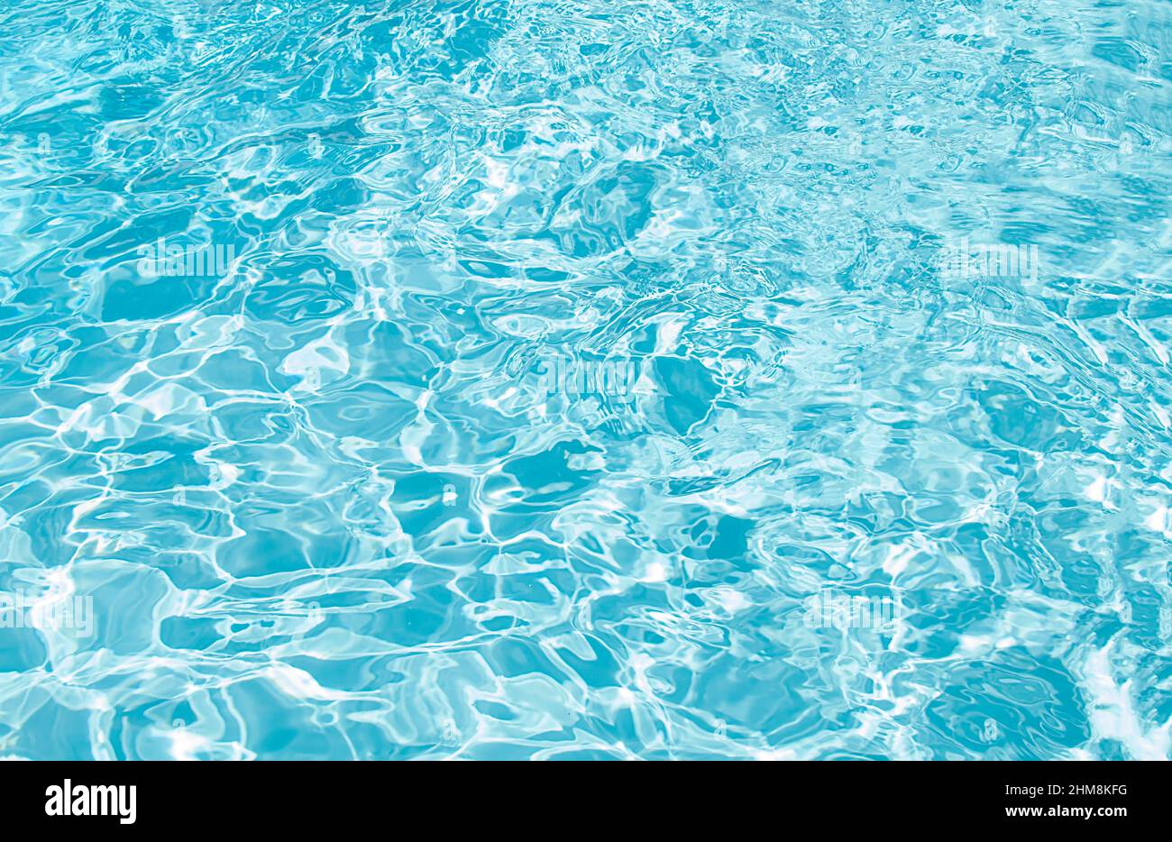 Blue swimming pool rippled water detail Stock Photo - Alamy