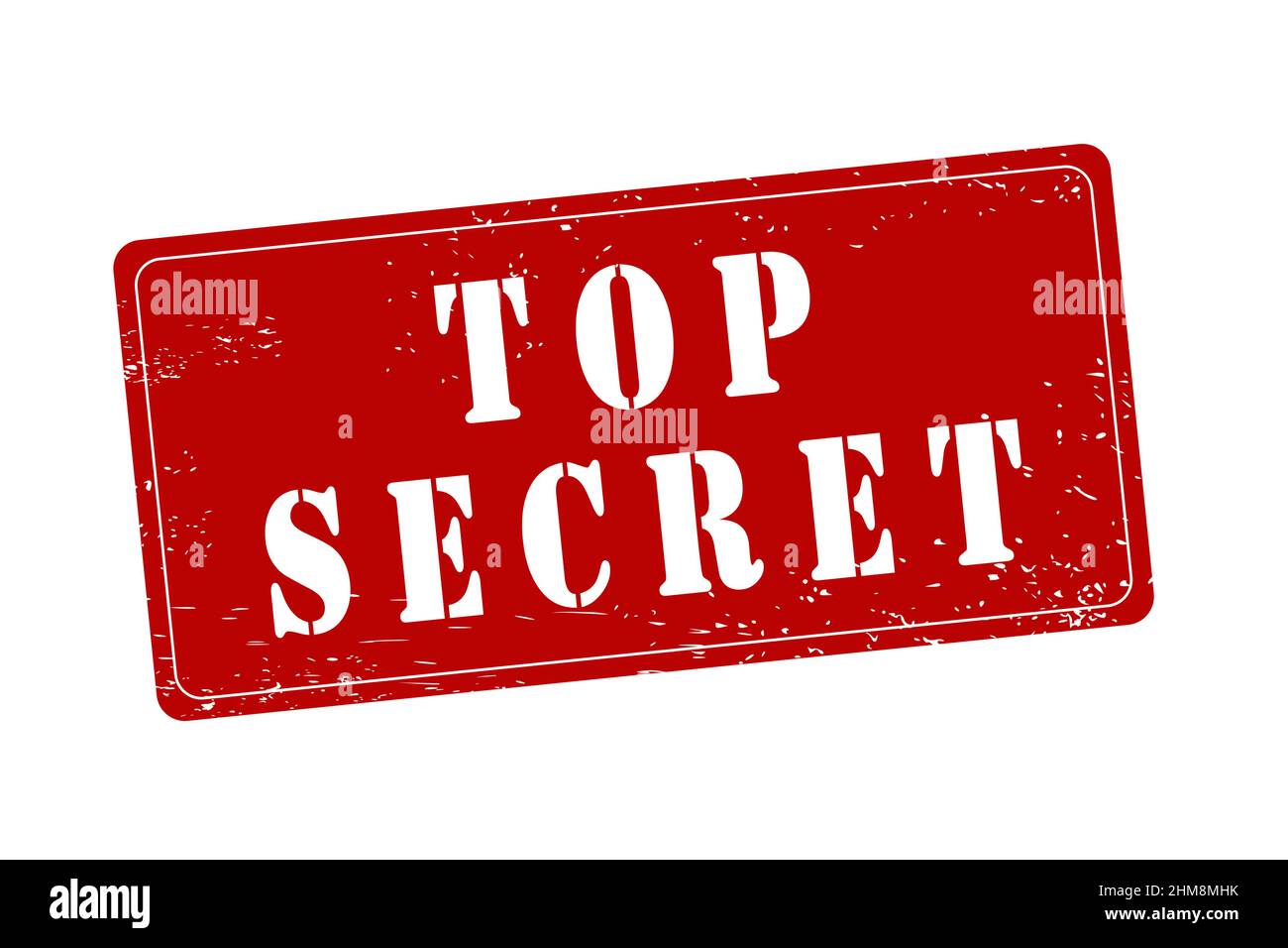 Top secret red rubber stamp. Vector stamp illustration Stock Vector ...