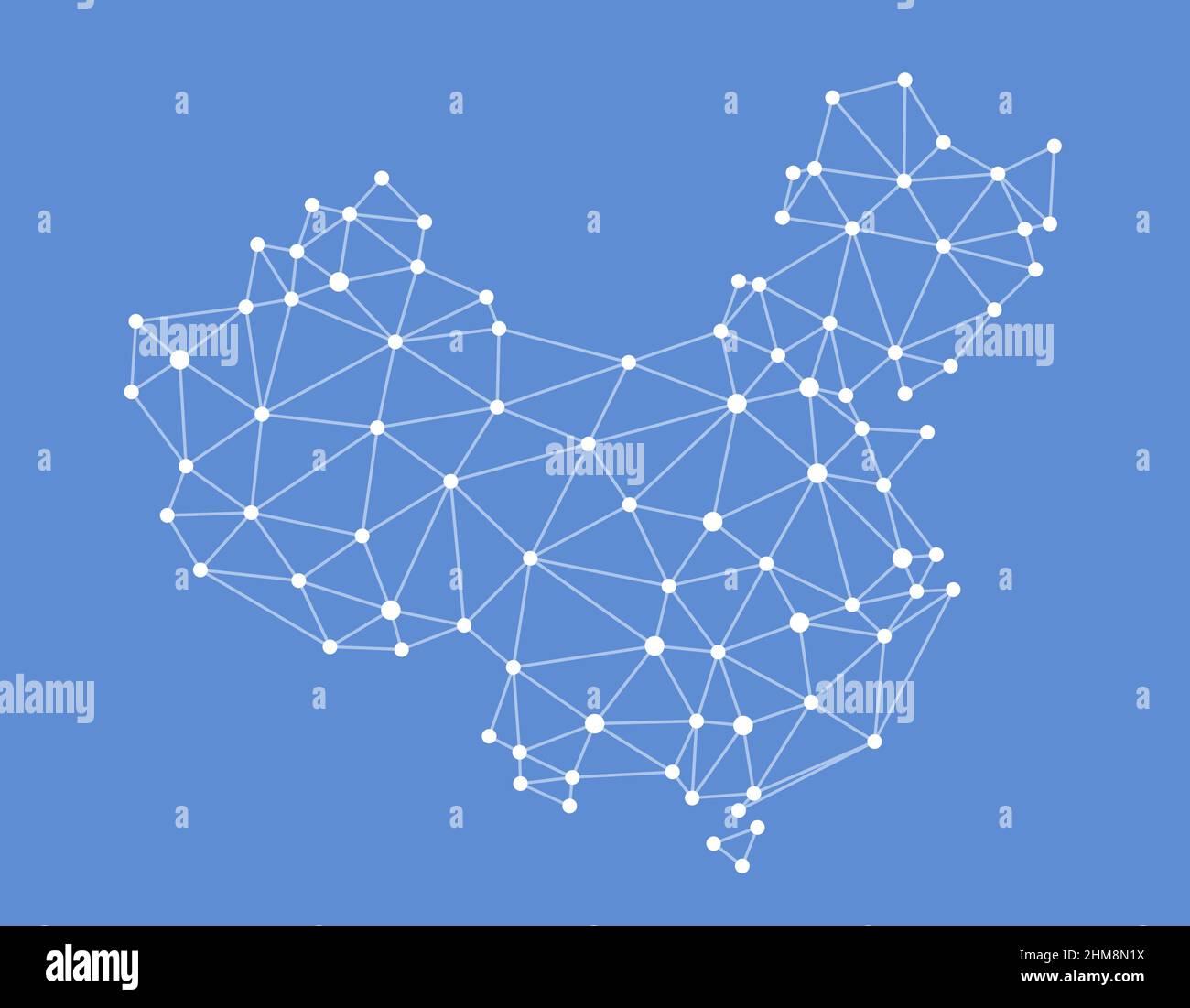 Blank china map vector vectors hi-res stock photography and images - Alamy