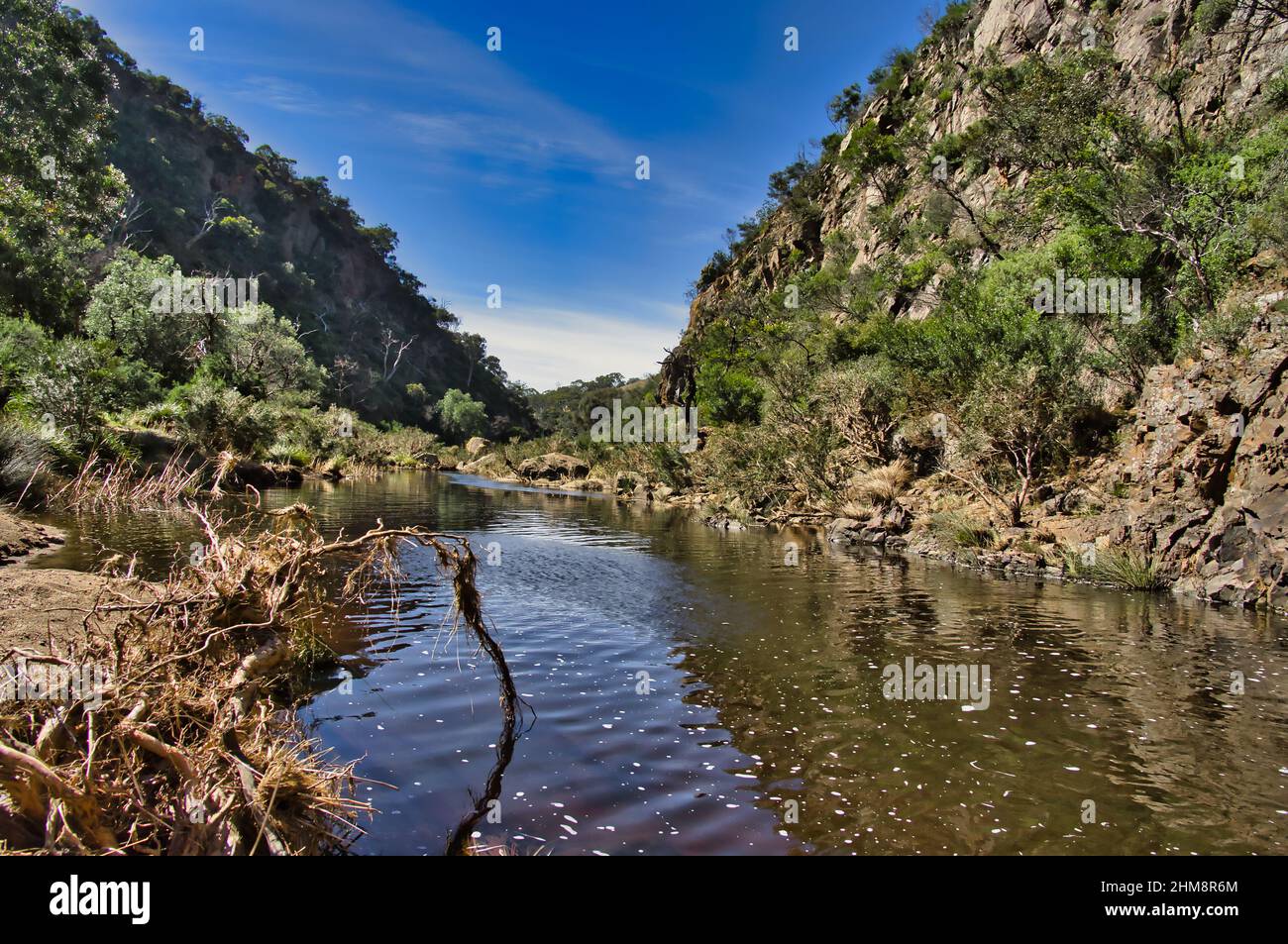 The Werribee Gorge, in Werribee Gorge State Park, not far from ...