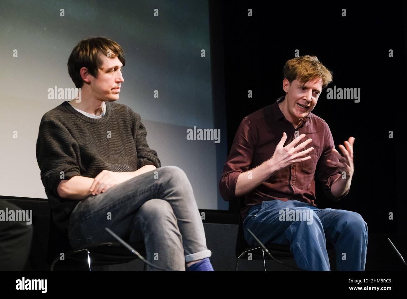 BFI Southbank, London, UK. 7th Feb, 2022. Peter Middleton & James ...