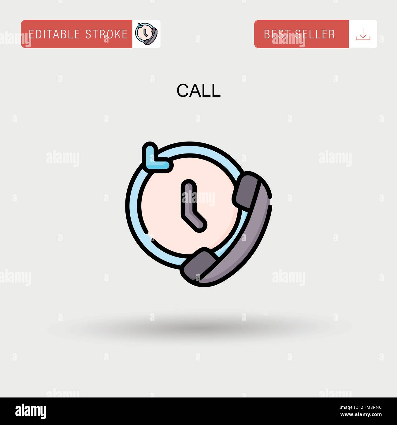 Call Simple vector icon Stock Vector Image & Art - Alamy