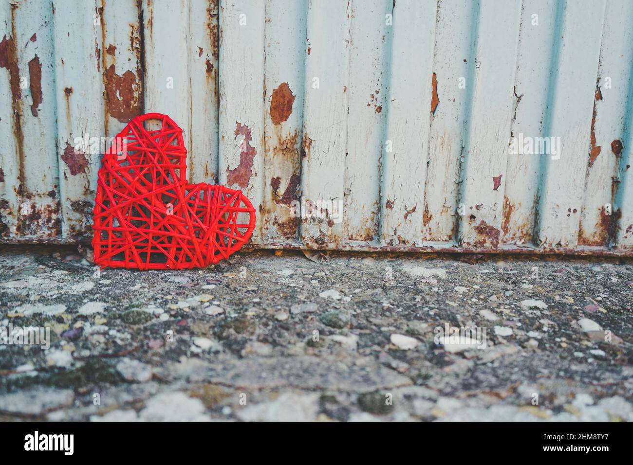 Strong old heart rusty hi-res stock photography and images - Alamy