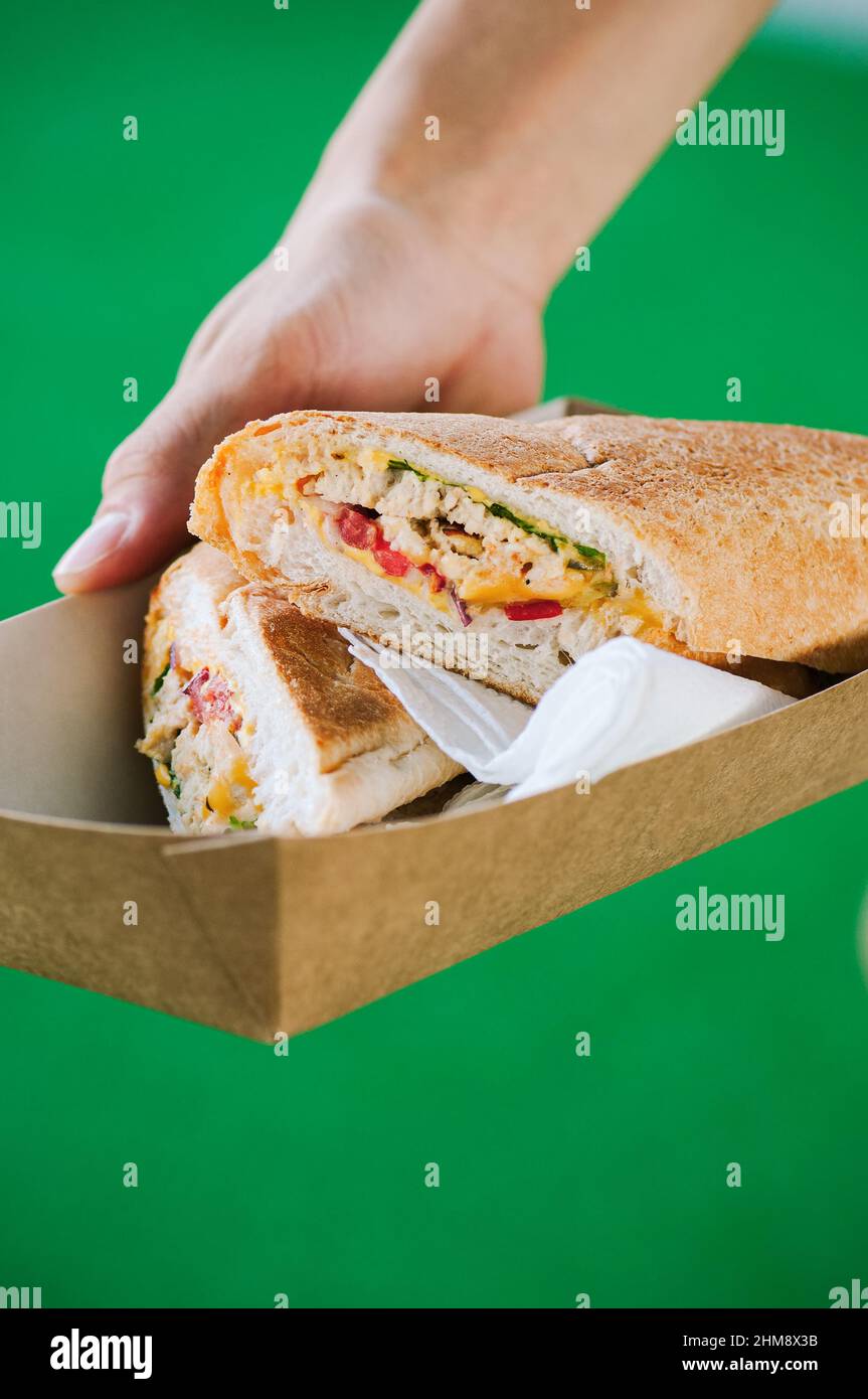Sandwiches in a box hi-res stock photography and images - Alamy