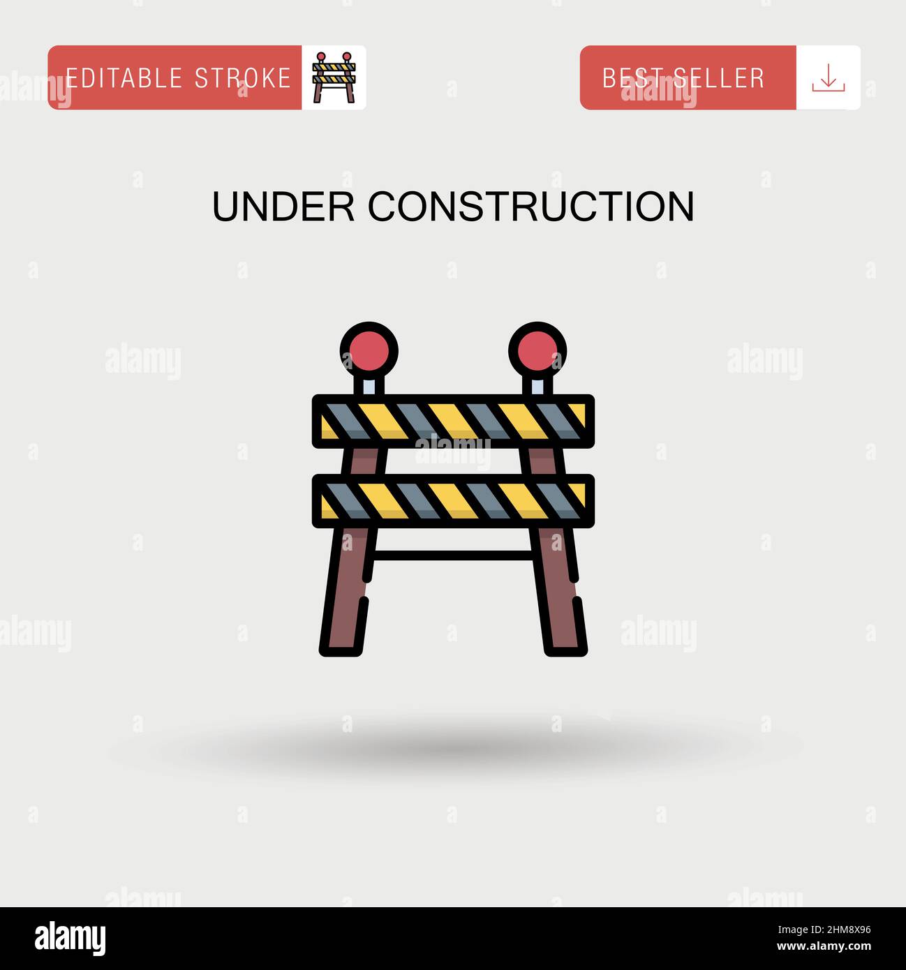 Under construction site Stock Vector Images - Alamy