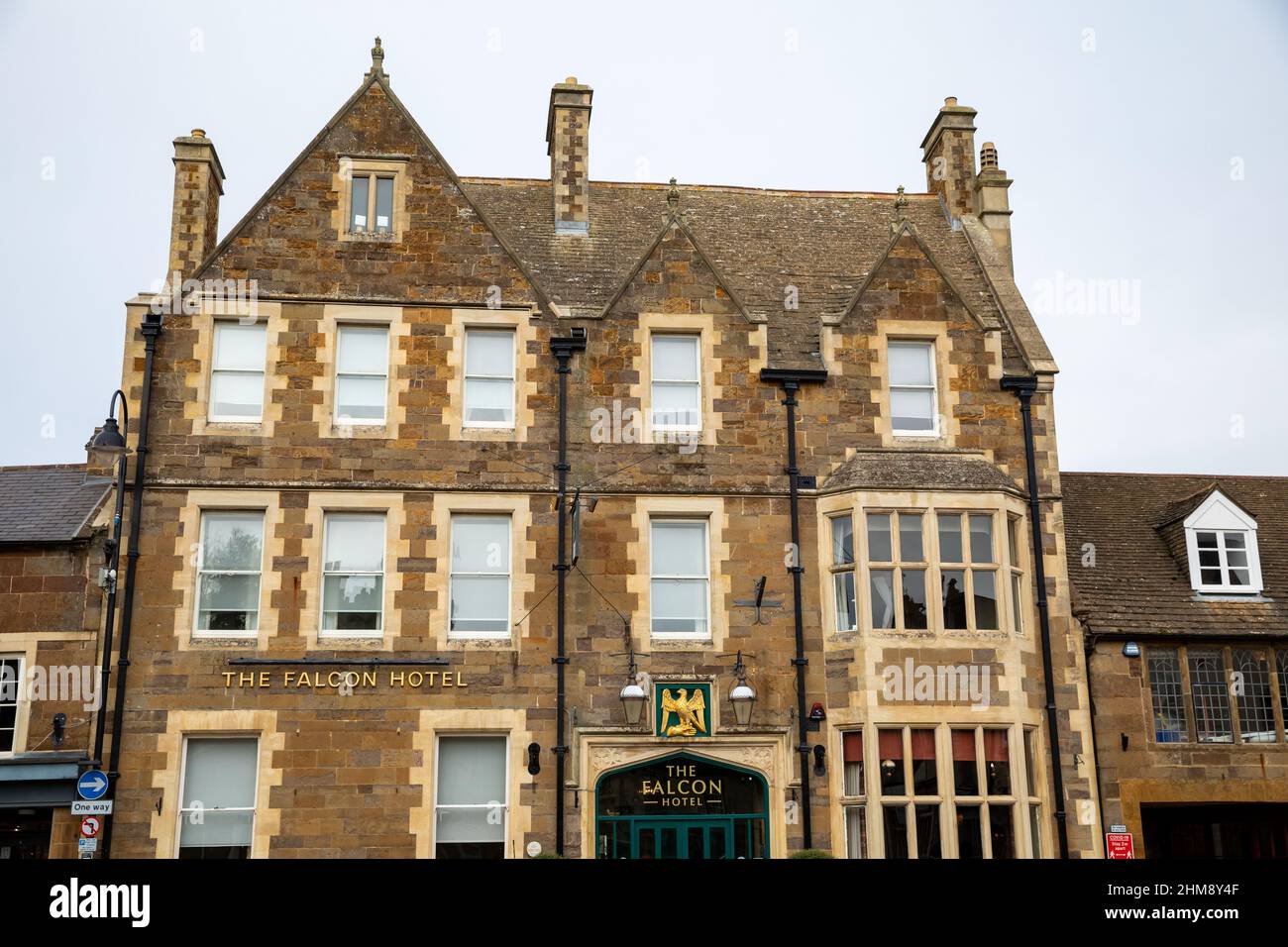 The Falcon Hotel in Uppingham, Rutland,UK Stock Photo - Alamy