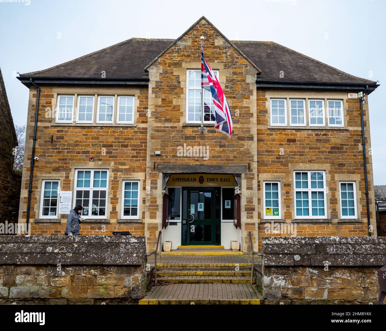 The Town Hall in Uppingham, Rutland,UK Stock Photo - Alamy
