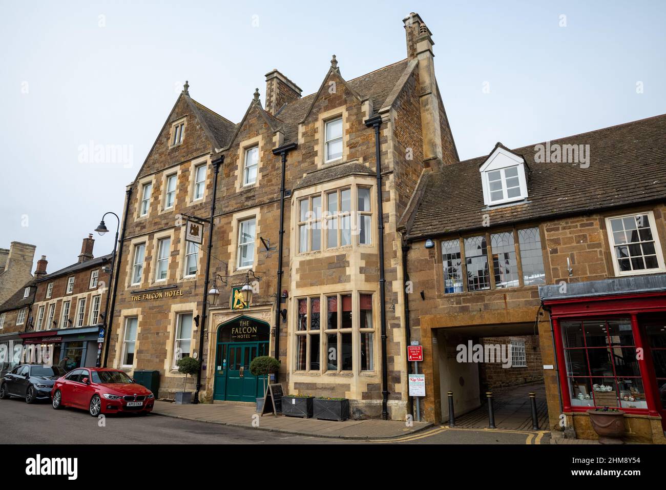 The Falcon Hotel in Uppingham, Rutland,UK Stock Photo - Alamy