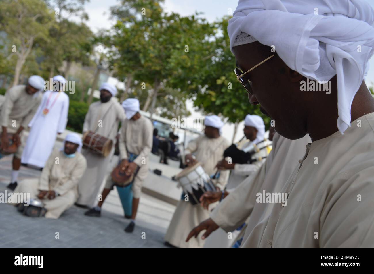 Arab music and dance performance at the main site of Expo 2020 Dubai in ...