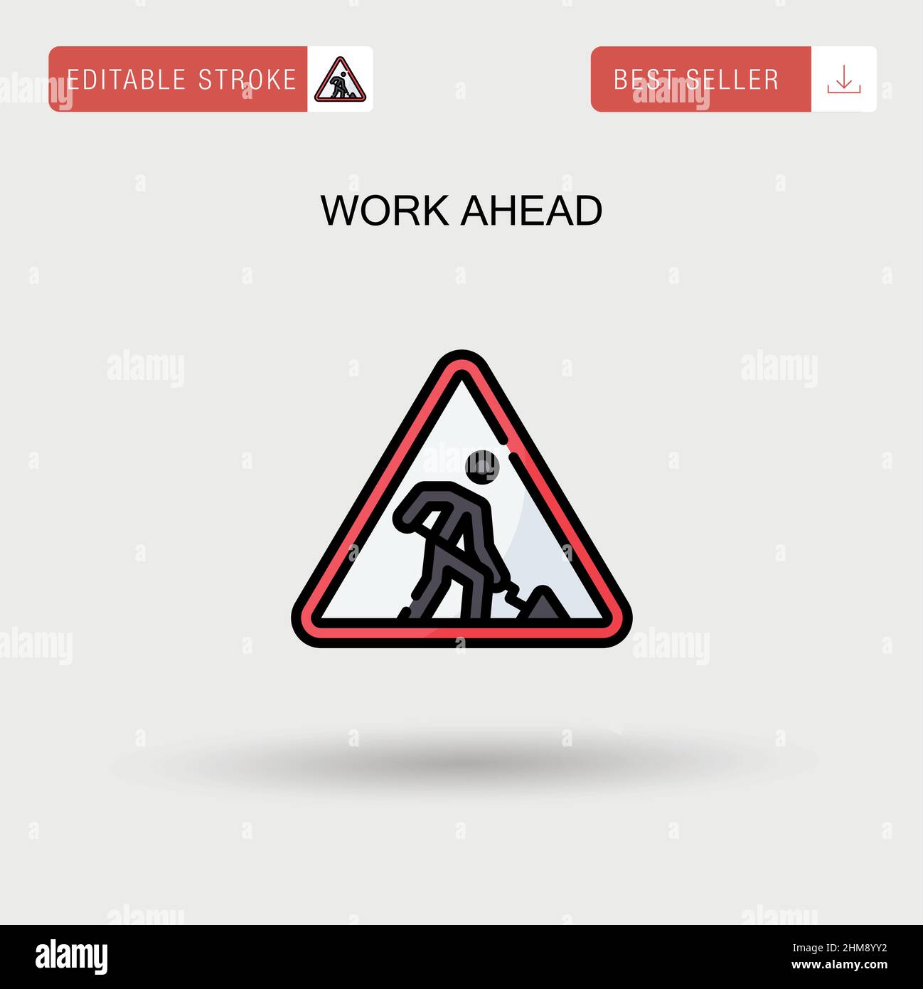 Construction site signage vector hi-res stock photography and images ...