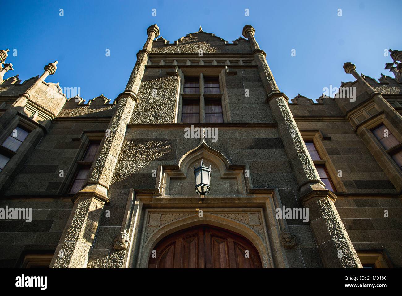 Northern facade of Vorontsov (Alupka) Palace, Crimea Stock Photo - Alamy