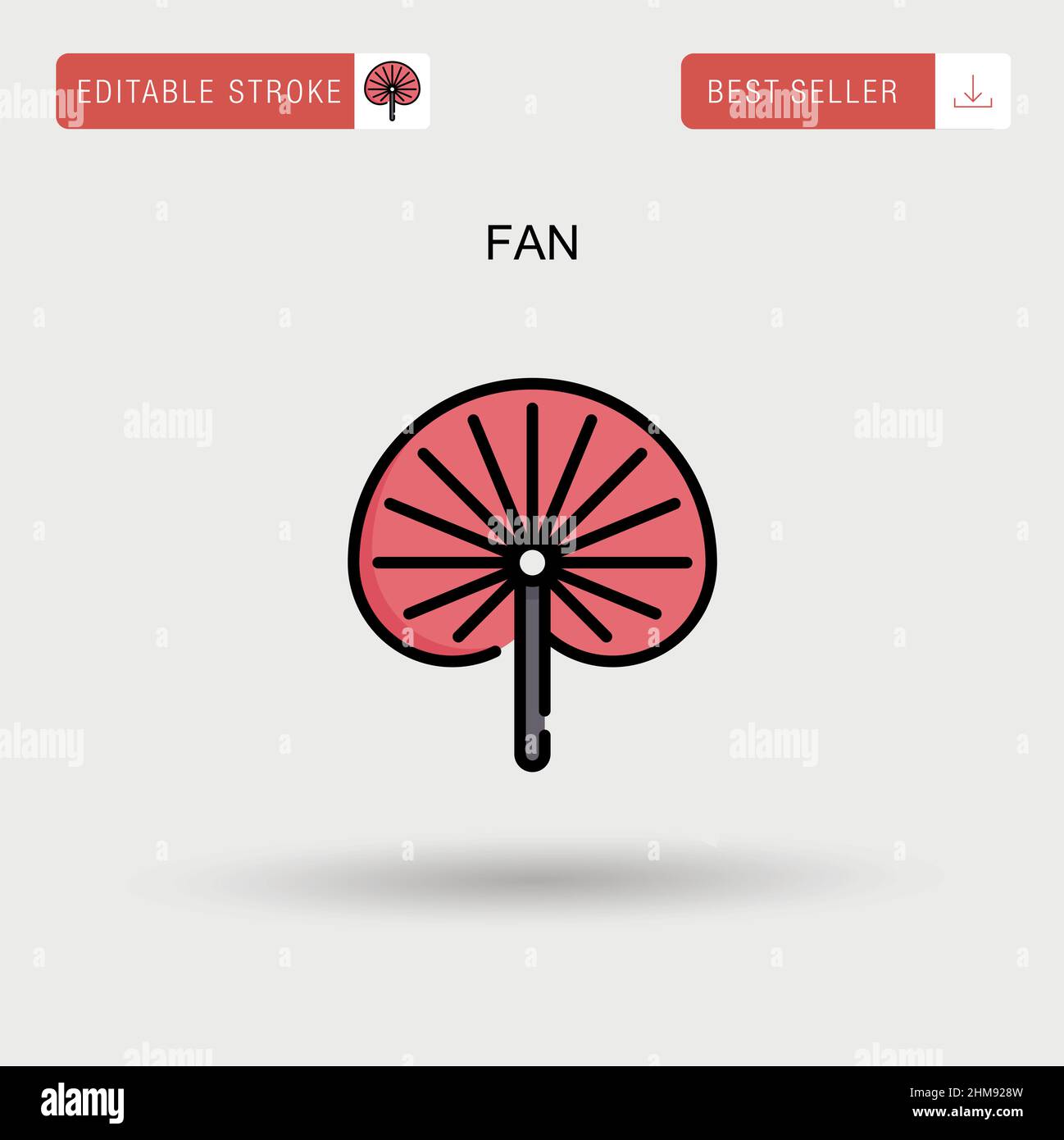 Fan Simple vector icon Stock Vector Image & Art - Alamy