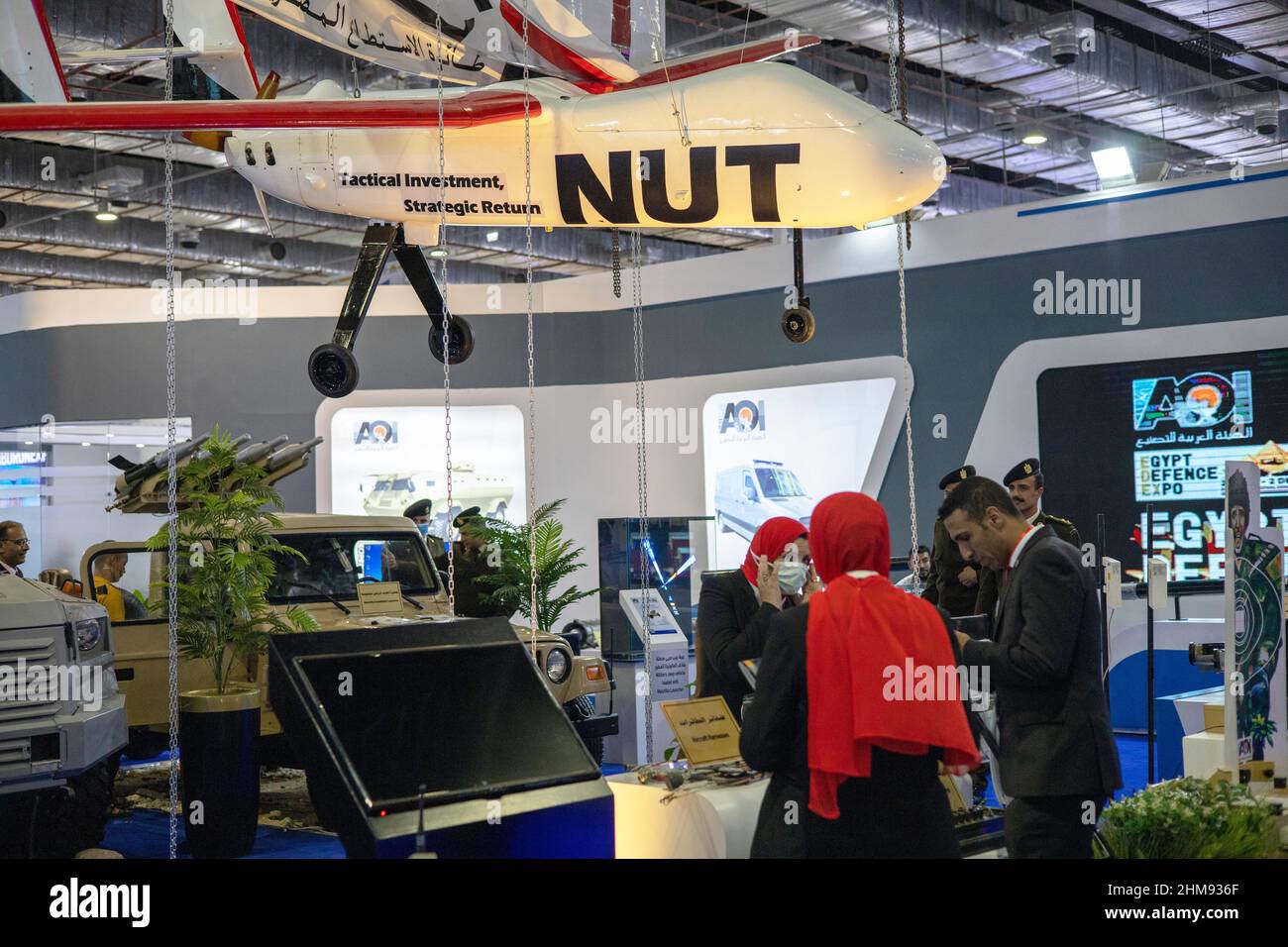 Egyptian air craft NUT and K8E in Edex 2021 Stock Photo - Alamy