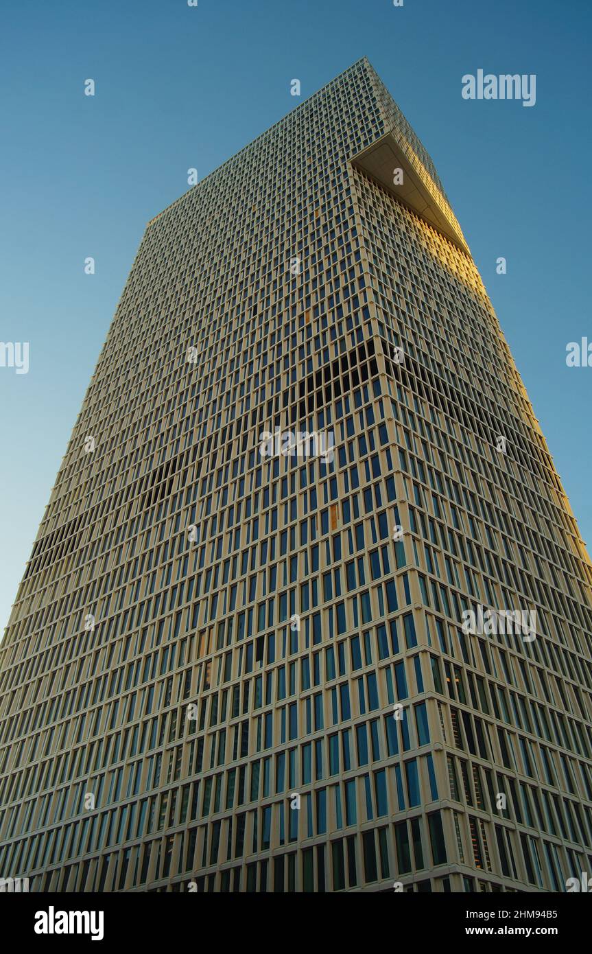 The just completed ONE Tower in Frankfurt, Germany, December 2021 Stock ...