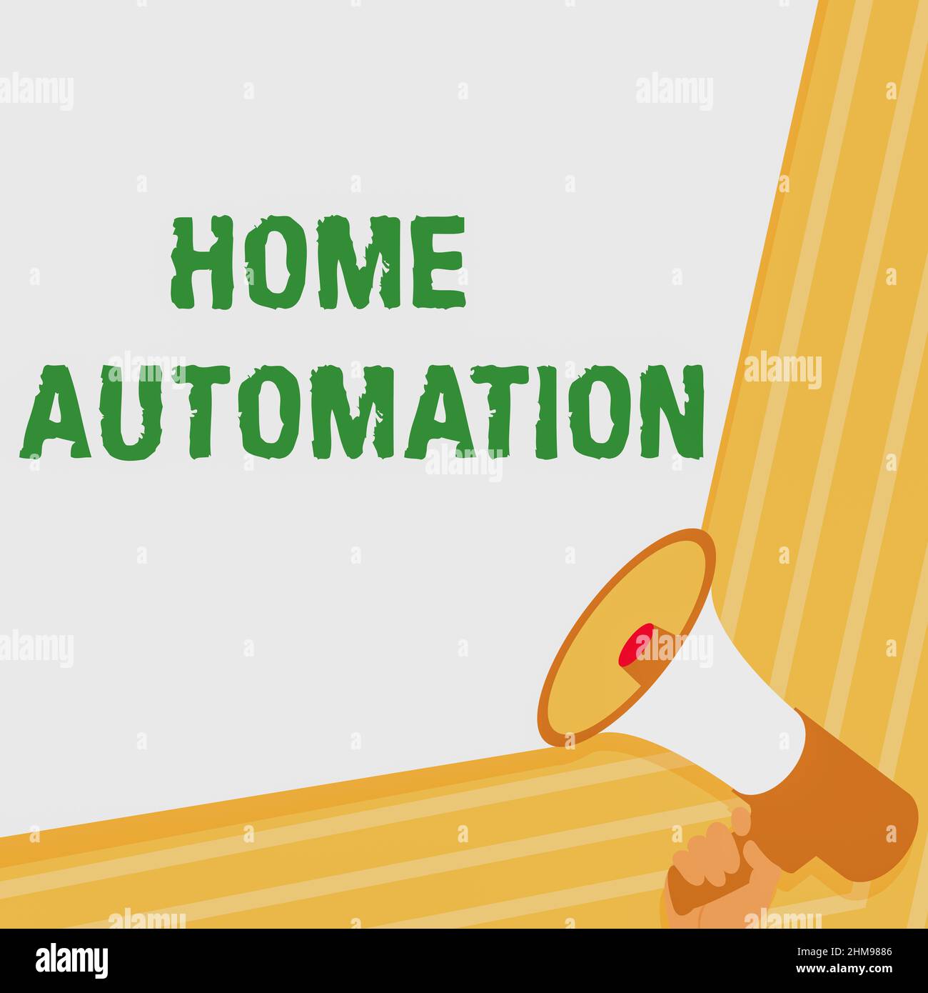 Text Caption Presenting Home Automation Business Approach Home Solution That Enables Automating