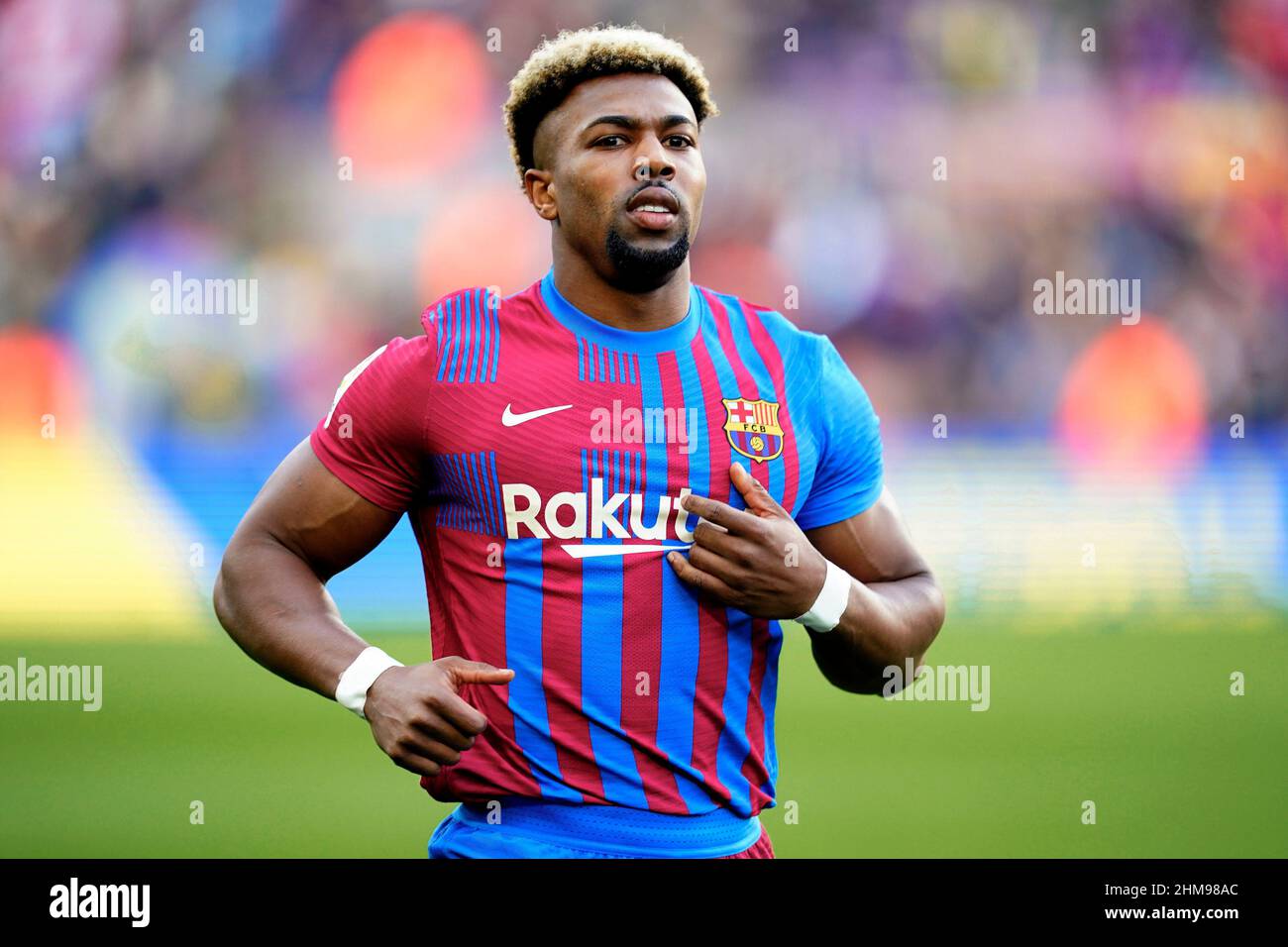 Adama Traore of FC Barcelona during the La Liga match between FC ...