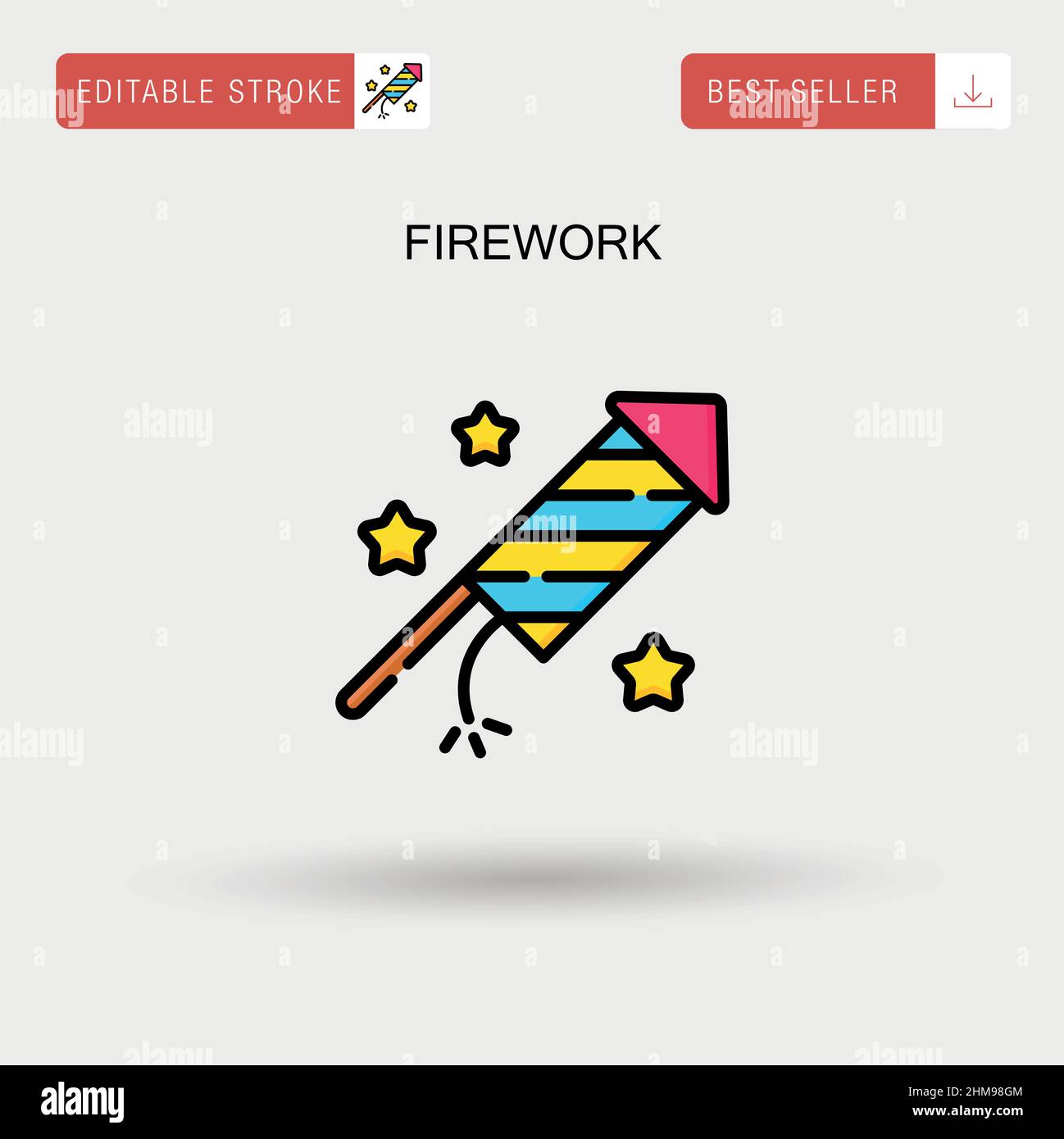 Simple firework Stock Vector Images - Alamy