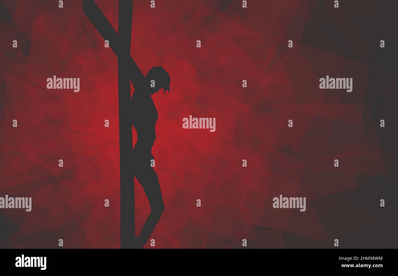 Jesus crucifixion blood red hi-res stock photography and images - Alamy