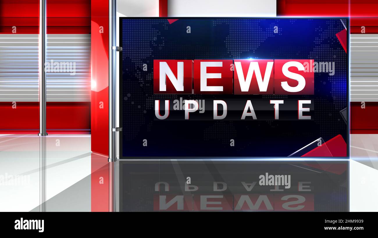 news studio virtual Stock Photo - Alamy