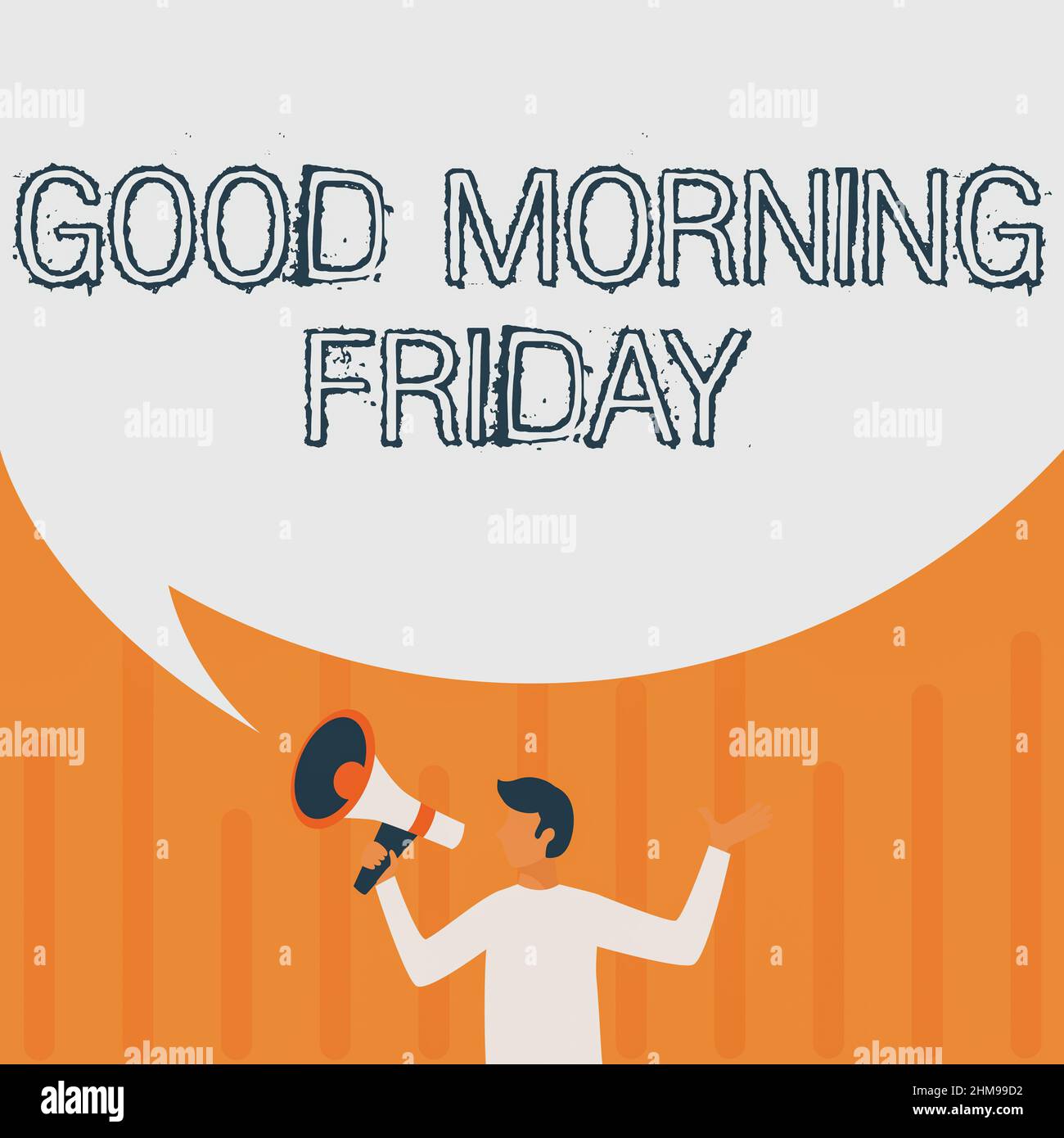 Sign displaying Good Morning Friday. Word Written on greeting someone ...