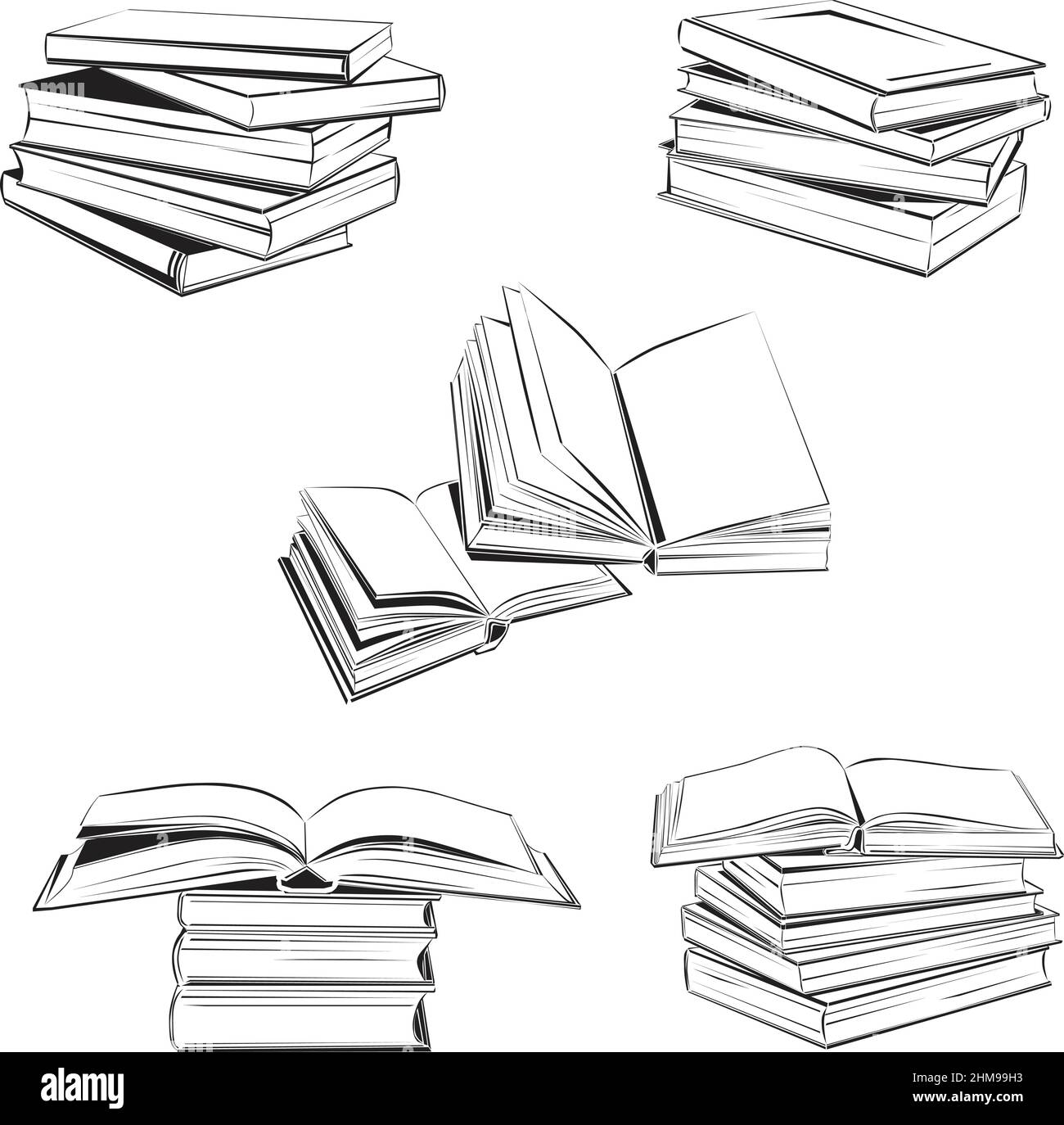 Book, images of book from different angles. Image for icons, background ...