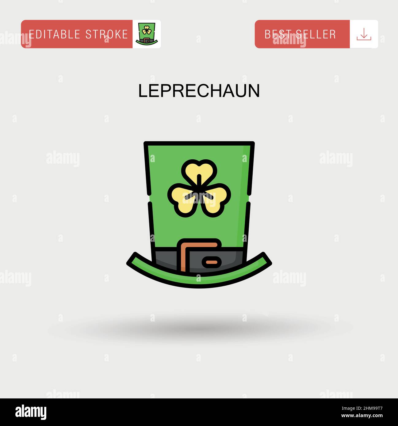 Irish leprechaun cartoon Stock Vector Images - Alamy