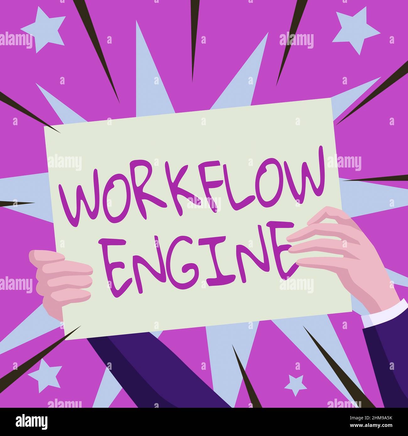 Handwriting text Workflow Engine. Internet Concept Workflow Engine ...