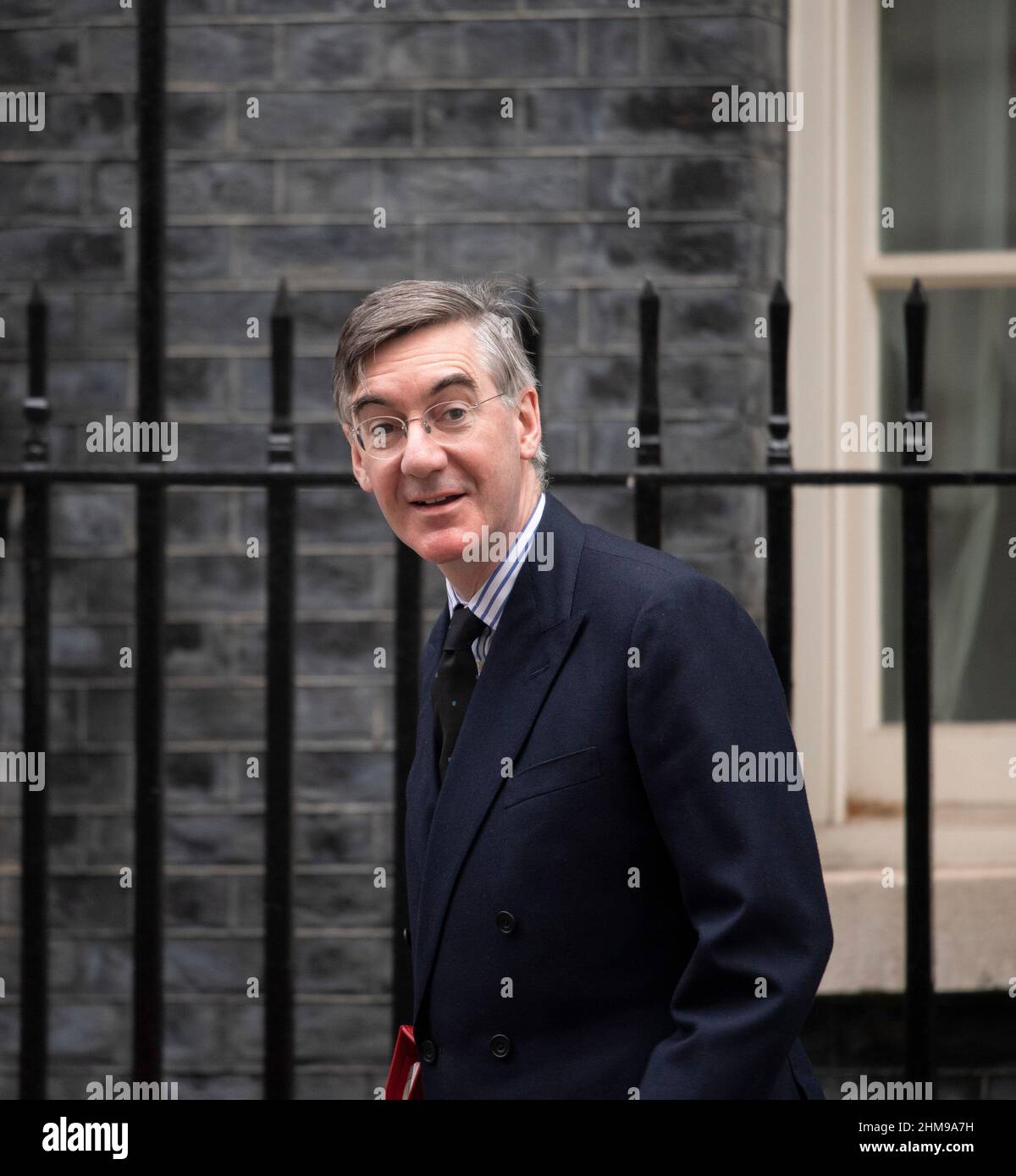 Downing Street, London, UK. 8th Feb, 2022. Jacob Rees-Mogg MP, Lord ...