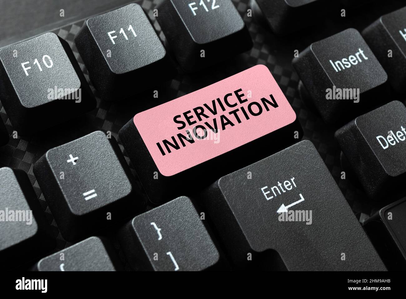 Conceptual display Service Innovation. Business idea Improved Product ...