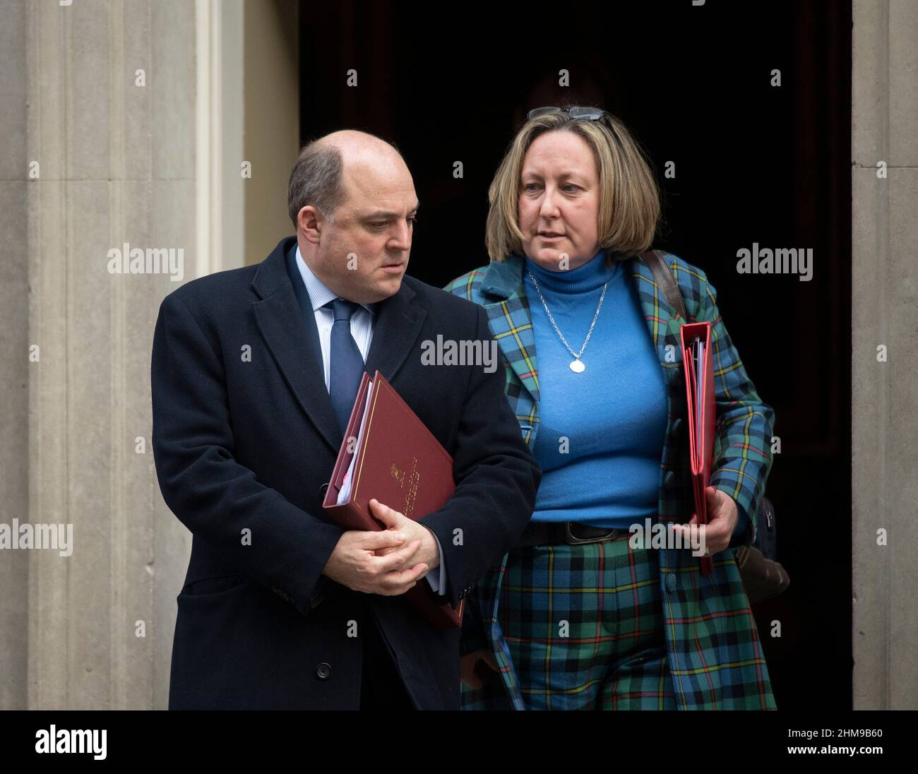 Downing Street, London, UK. 8th Feb, 2022. Ben Wallace MP, Secretary of ...