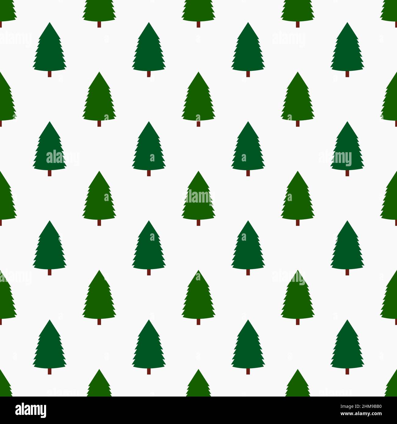 Christmas trees seamless pattern texture. Vector illustration Stock ...