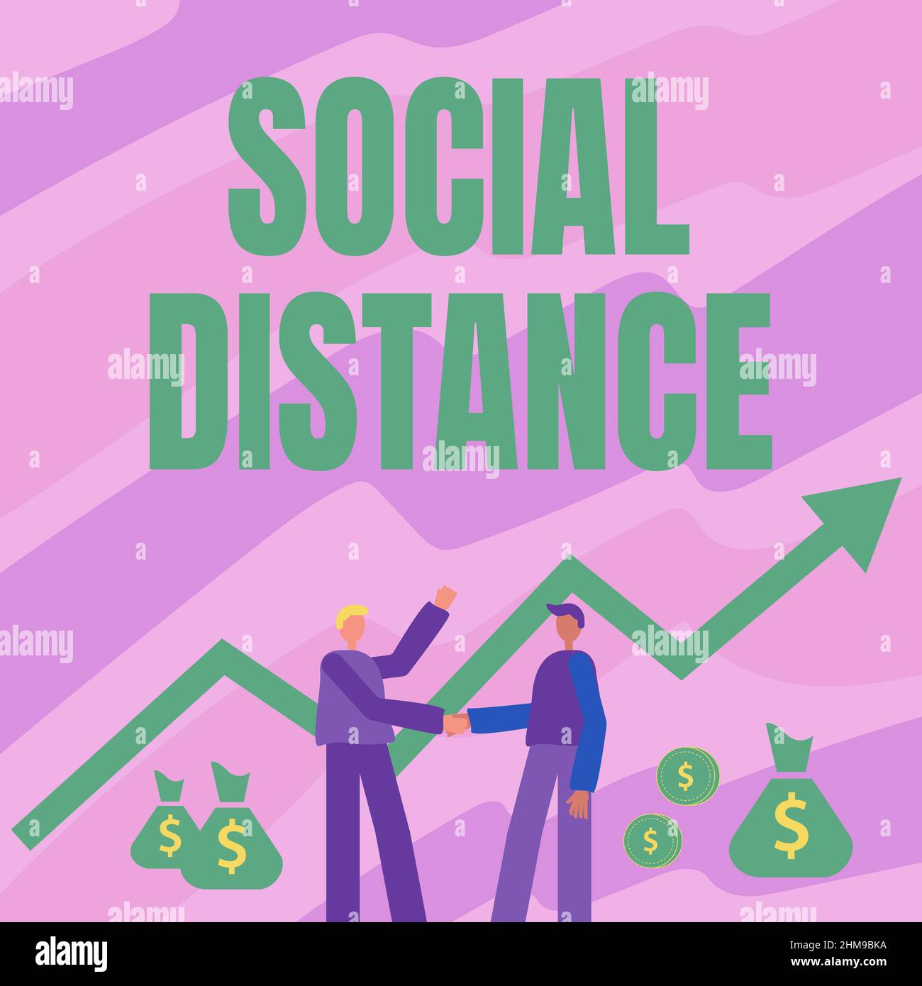 Writing displaying text Social Distance. Word Written on degree of ...