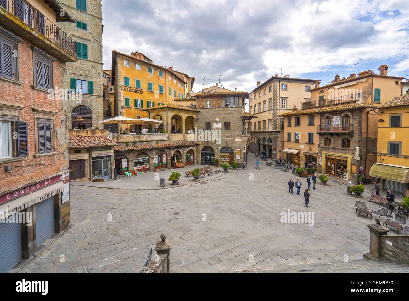 Historic centre of cortona hi-res stock photography and images - Alamy