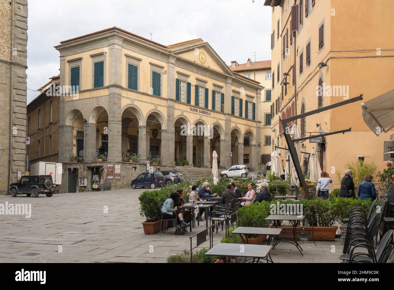 Historic centre of cortona hi-res stock photography and images - Alamy
