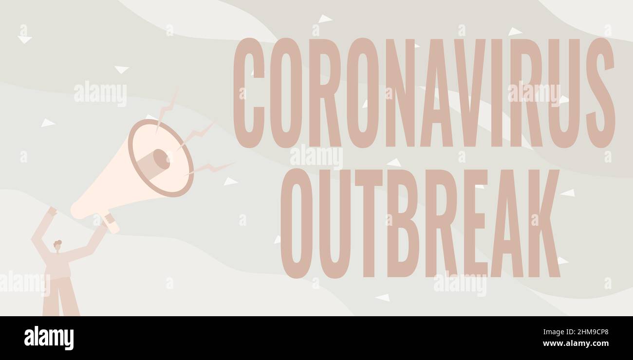 Writing displaying text Coronavirus Outbreak. Business overview ...