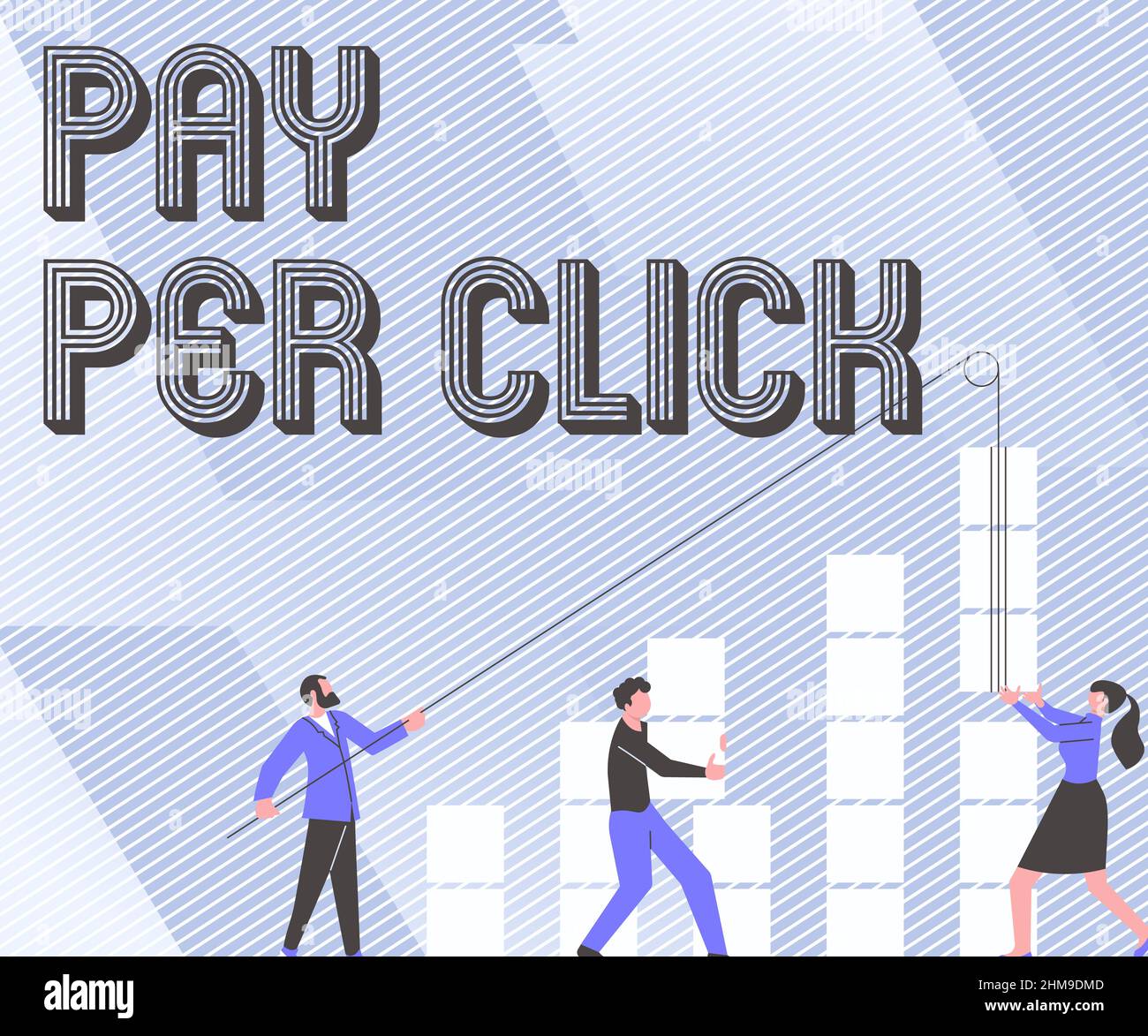 Inspiration showing sign Pay Per Click. Business approach Internet Advertising Model Search ...