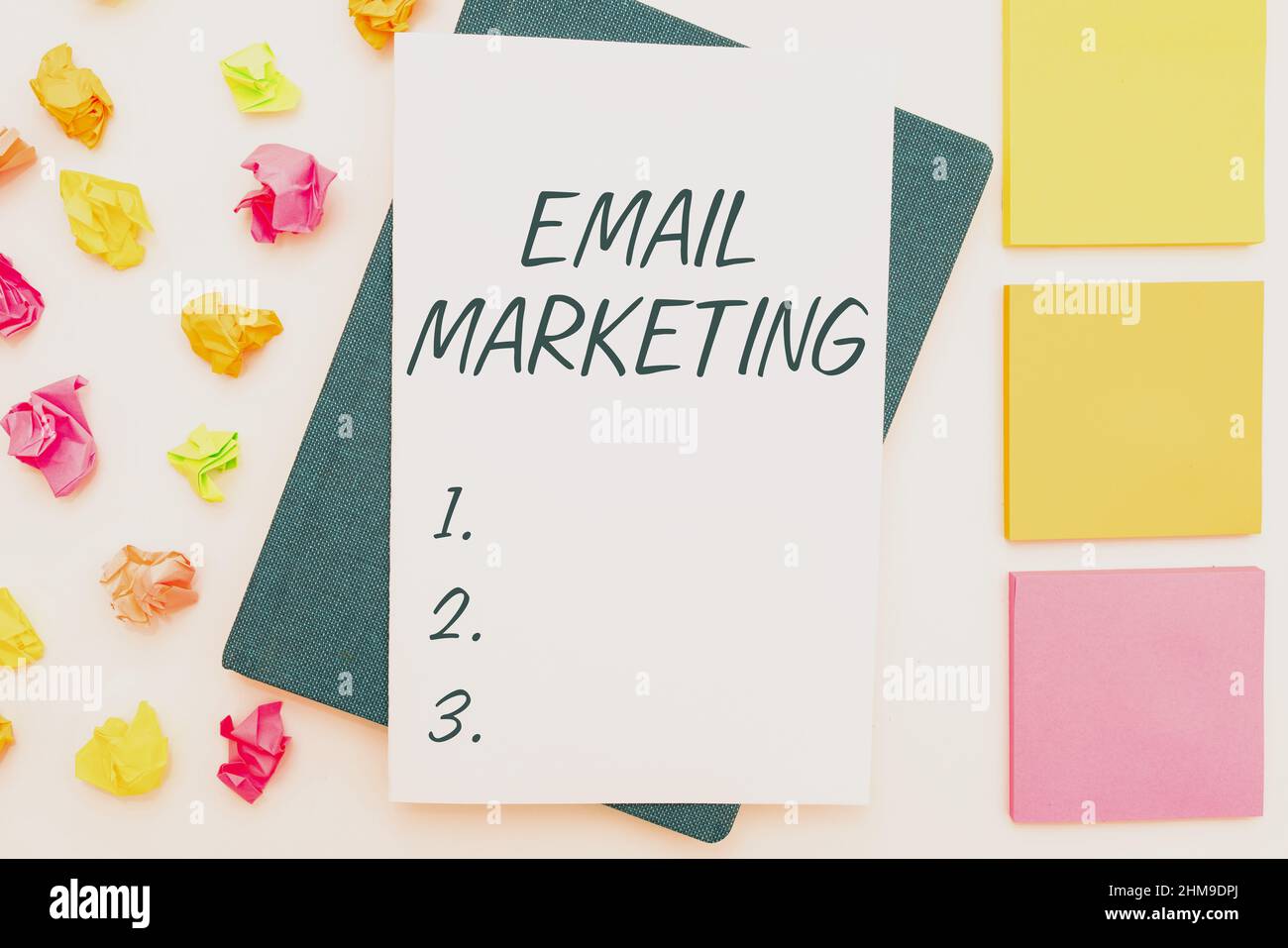 Text sign showing Email Marketing. Concept meaning Sending a commercial ...