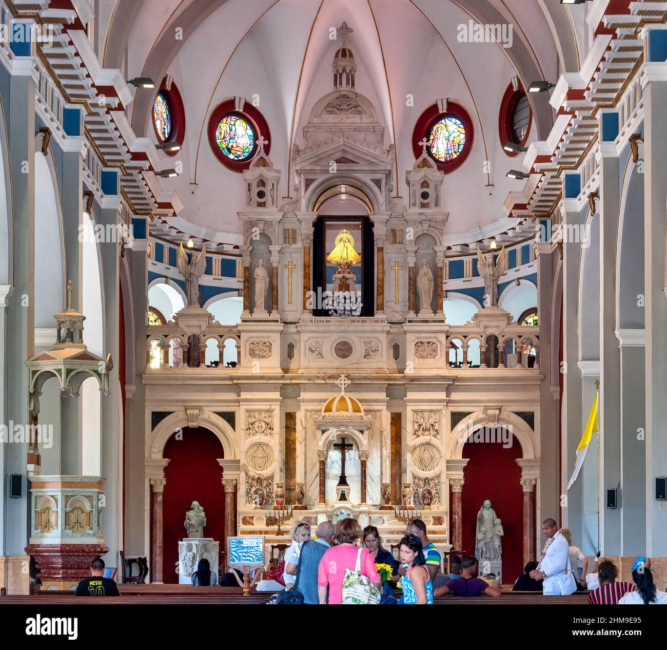 Indoors architecture in Our Lady of Charity of El Cobre, Catholic ...