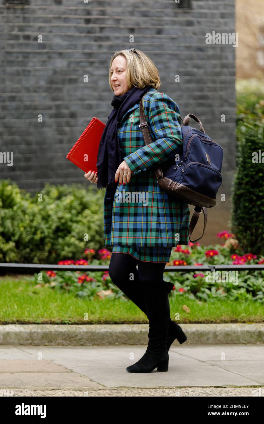 Downing St. London, UK. 8th February 2022.The Rt Hon Anne-Marie ...