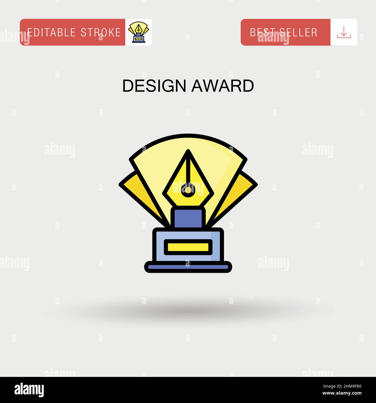 Design award Simple vector icon Stock Vector Image & Art - Alamy