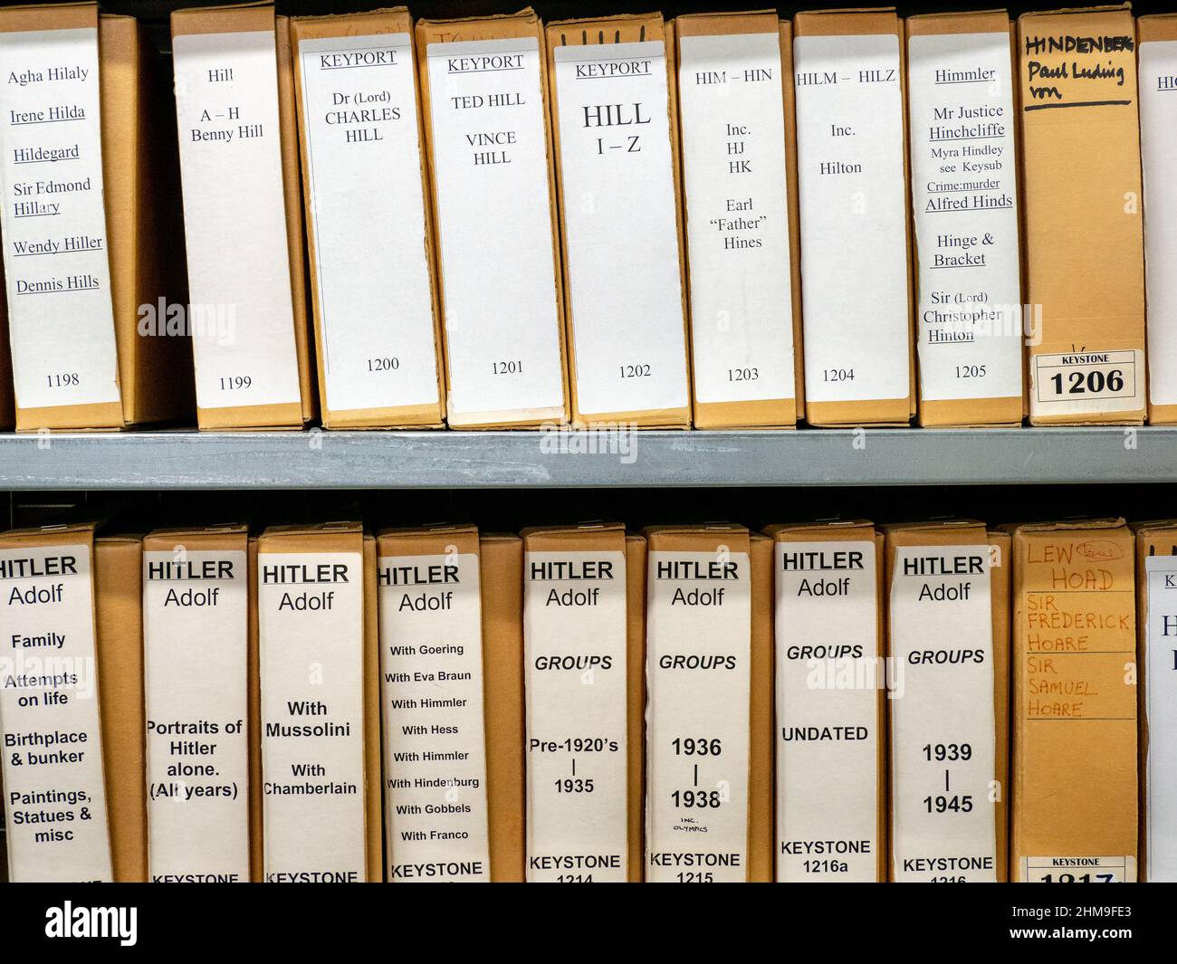 Inside Getty's Hulton Archive in east London Stock Photo - Alamy