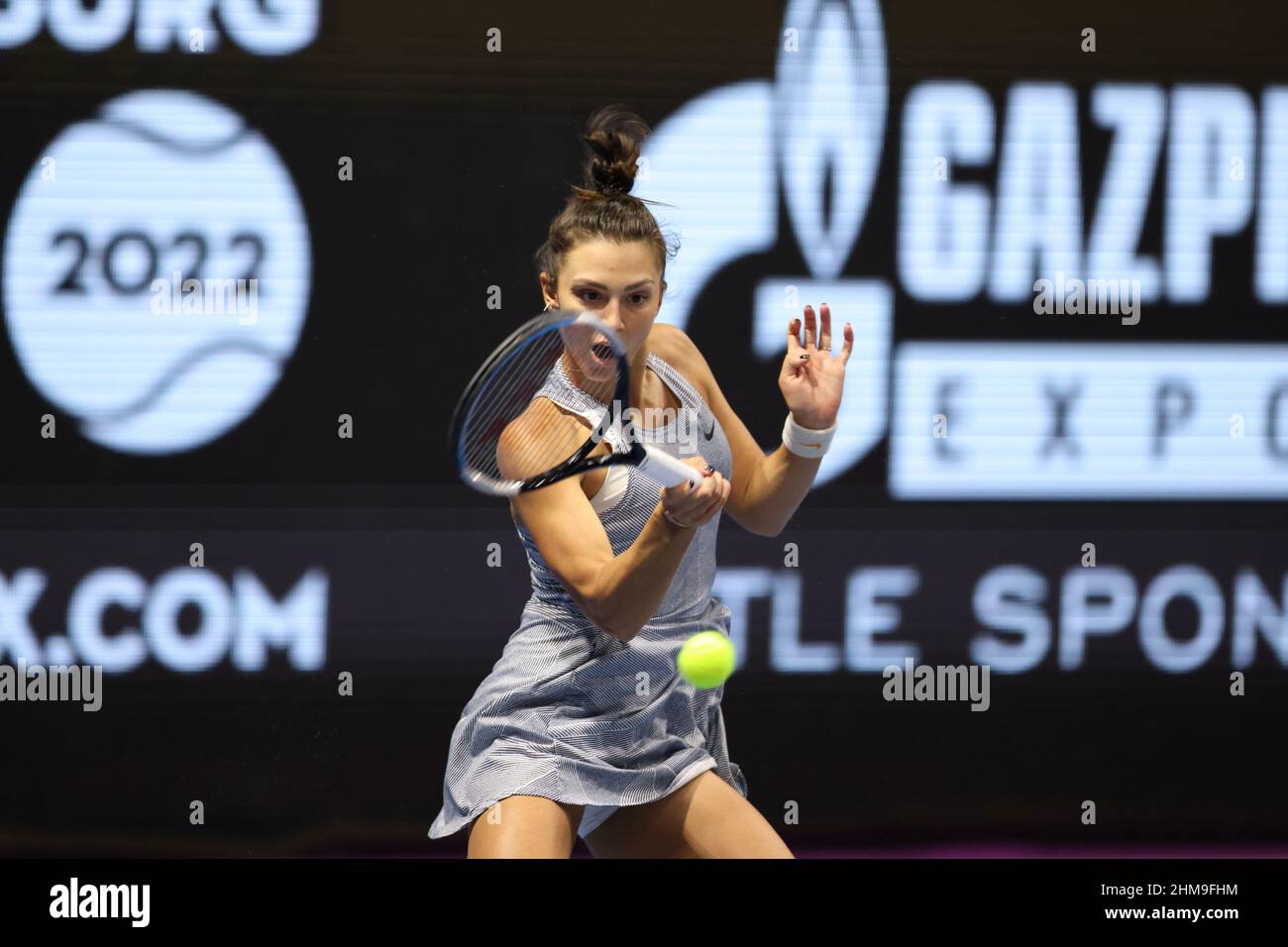 Jaqueline Cristian of Romania in action during the St. Petersburg ...