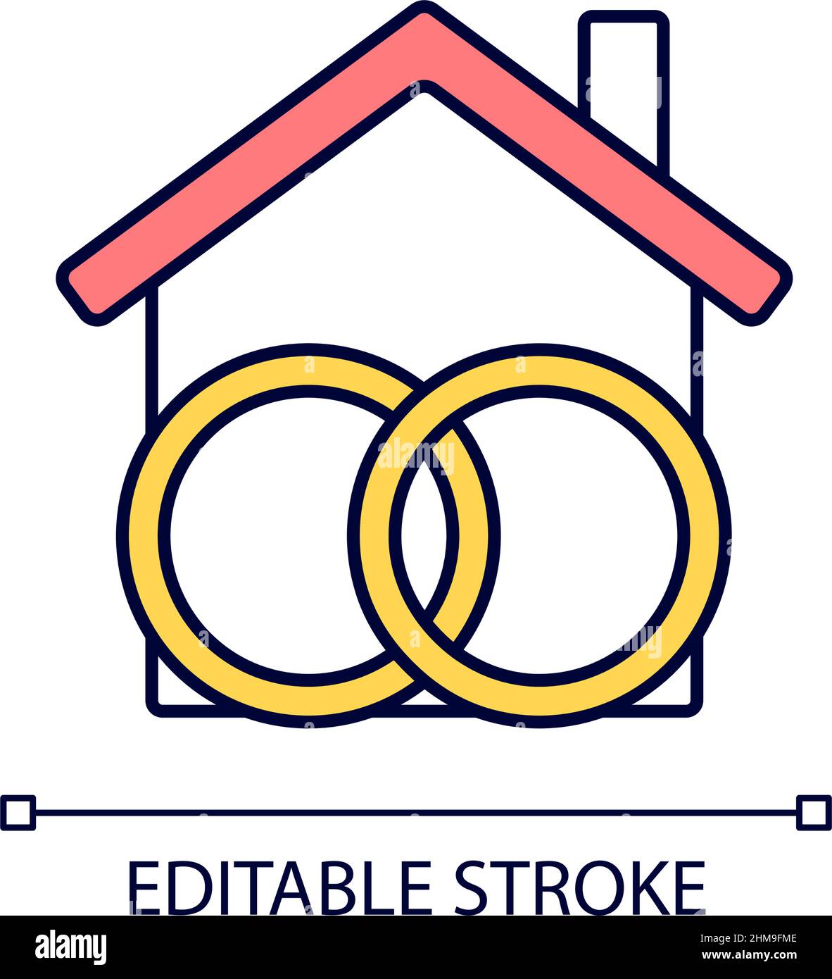 Community property RGB color icon Stock Vector Image & Art - Alamy